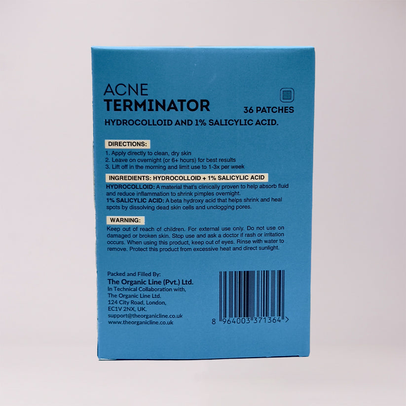 Acne Terminator Pimple Patches – The Organic Line